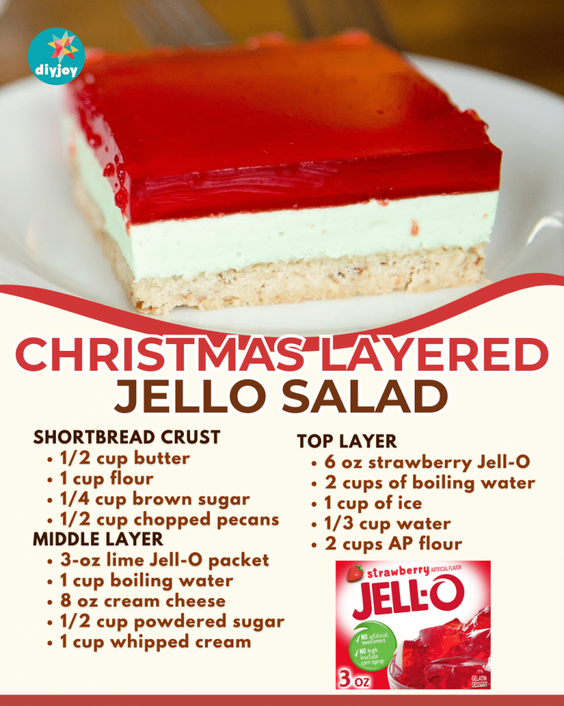 Christmas Layered Jello Salad
