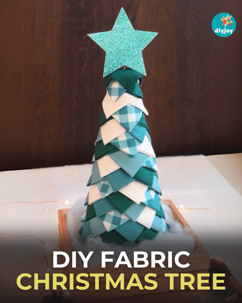 No-Sew Fabric Christmas Tree