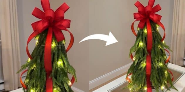 DIY Tabletop Christmas Tree