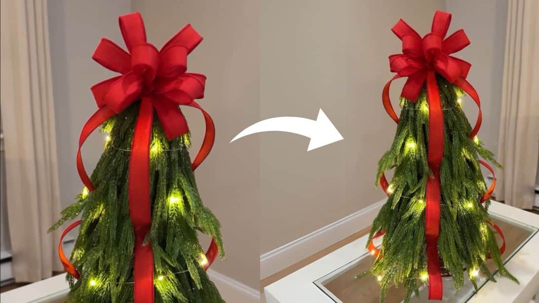 DIY Tabletop Christmas Tree - DIY Joy