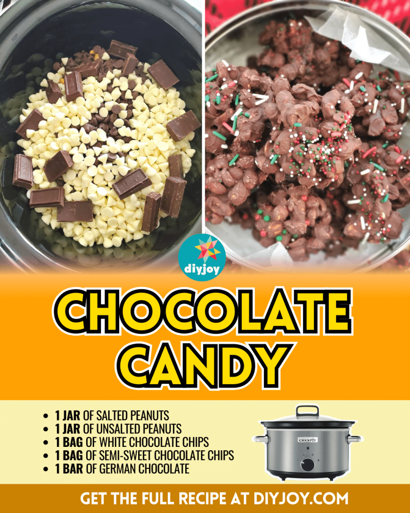 Easy Crockpot Chocolate Candy Recipe - DIY Joy