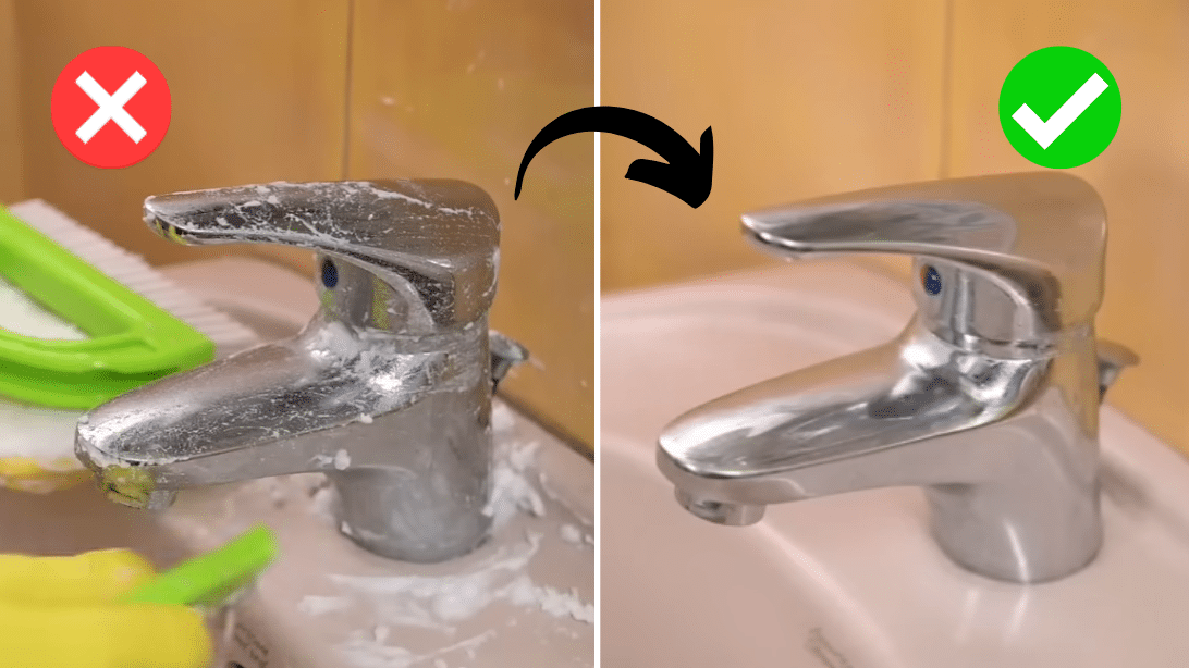 Easy Faucet Cleaning Hack for Lazy People - DIY Joy