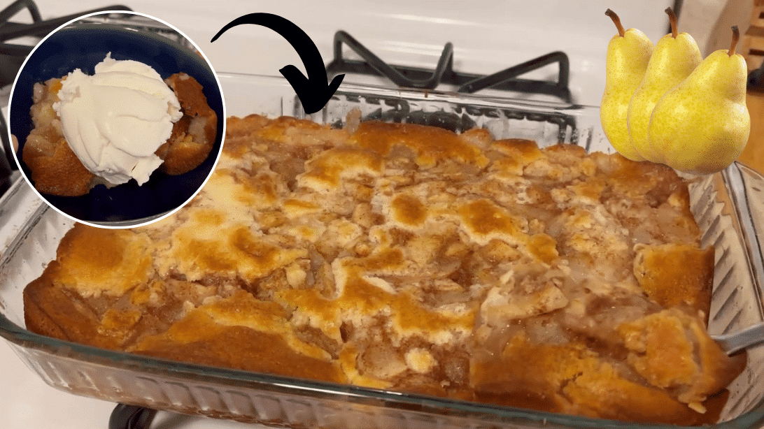 Easy Fresh Pear Cobbler Recipe - DIY Joy