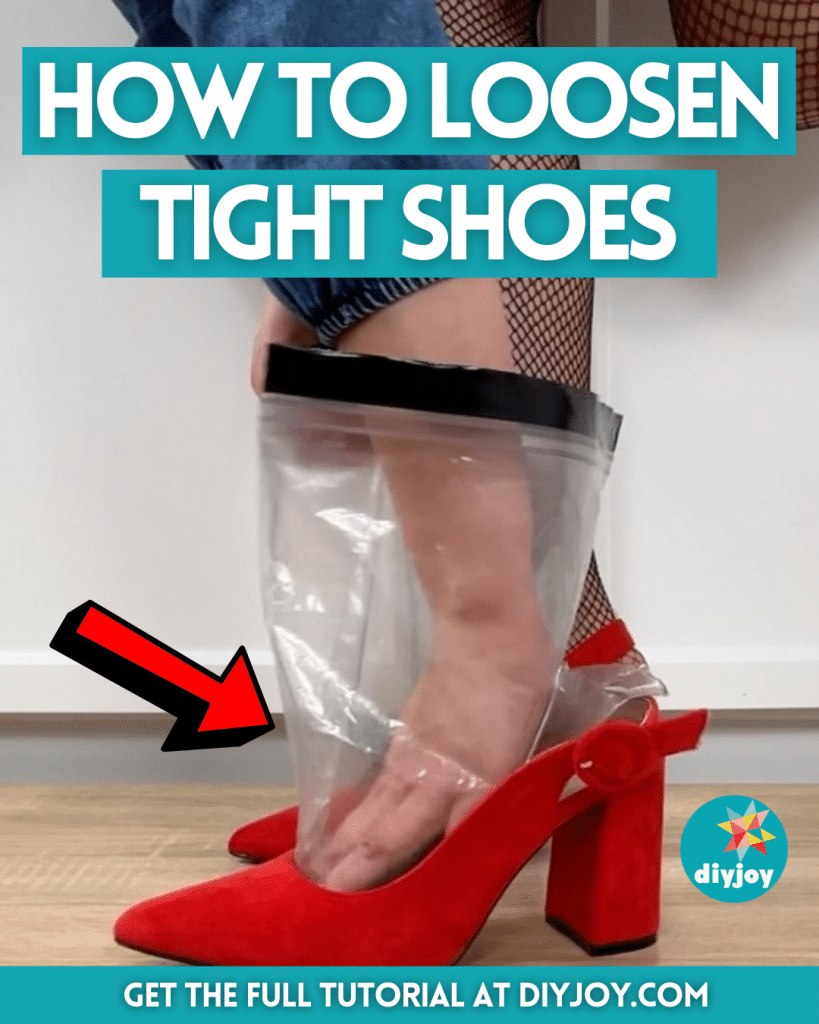 How to Loosen Tight Shoes - DIY Joy