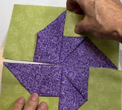 3D Dimensional Pinwheel Quilt Block - DIY Joy