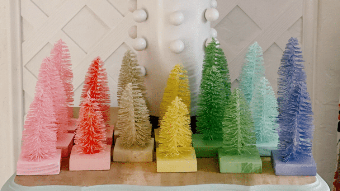 How to Make Bottle Brush Trees - DIY Joy