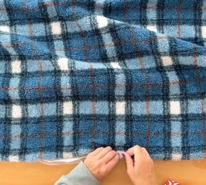 How to Sew the Easiest Blanket Ever - DIY Joy