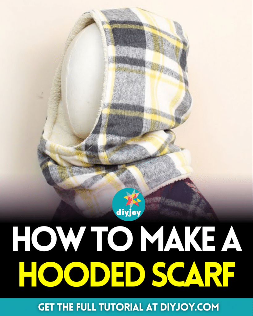 How to Make a Hooded Scarf - DIY Joy