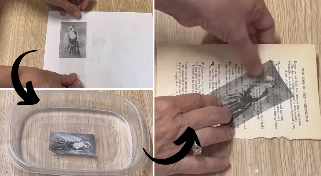 How to Transfer a Photo Using Packing Tape