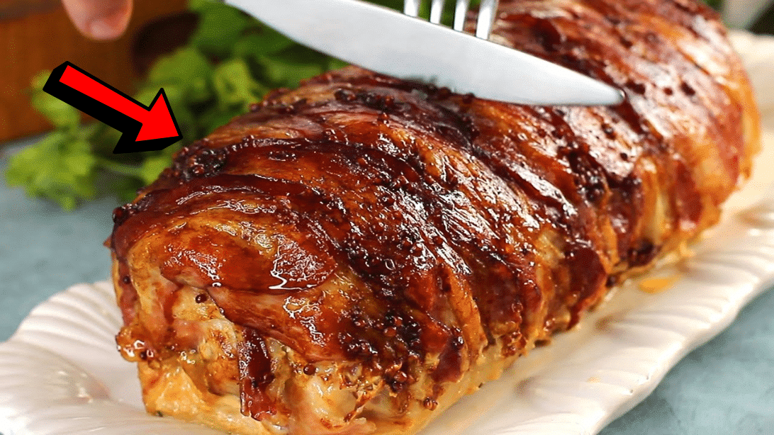 Juicy Bacon-Wrapped Pork Loin Recipe - DIY Joy