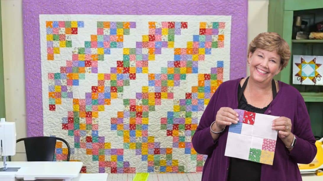 Make a 4 x 4 Quilt With Jenny Doan - DIY Joy