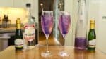 New Year's Purple Shimmering Champagne - DIY Joy