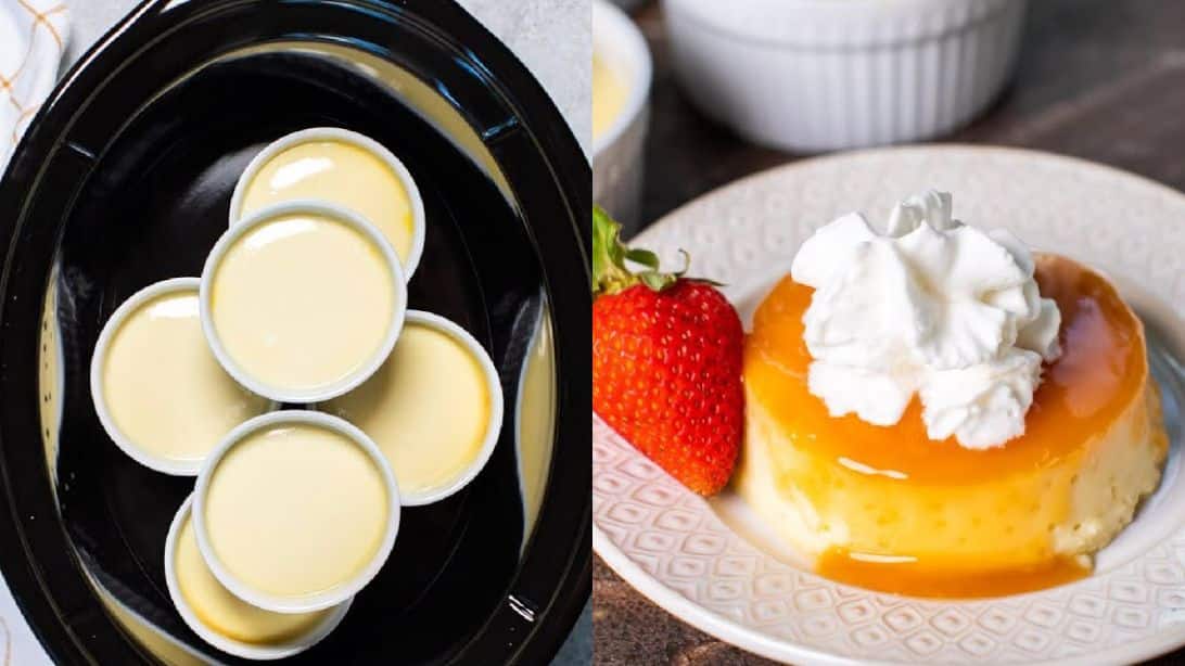 Slow Cooker Flan Recipe - DIY Joy