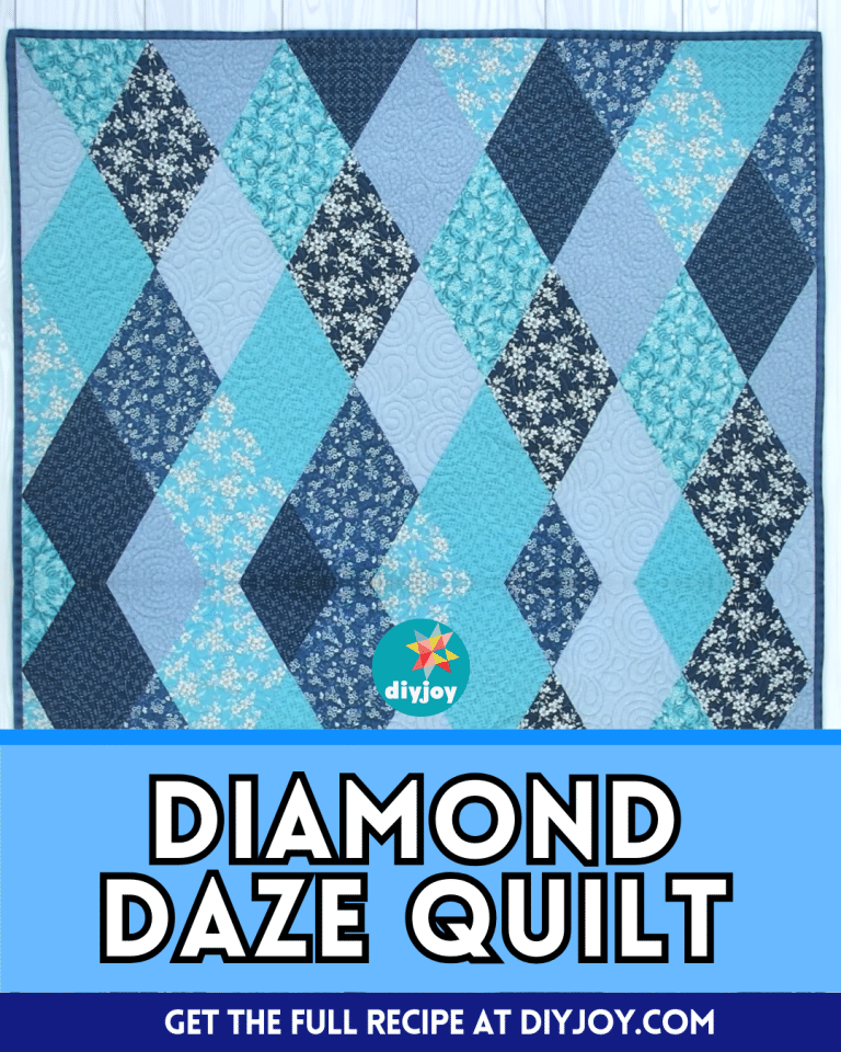 Beginner-Friendly Diamond Daze Quilt Tutorial - DIY Joy