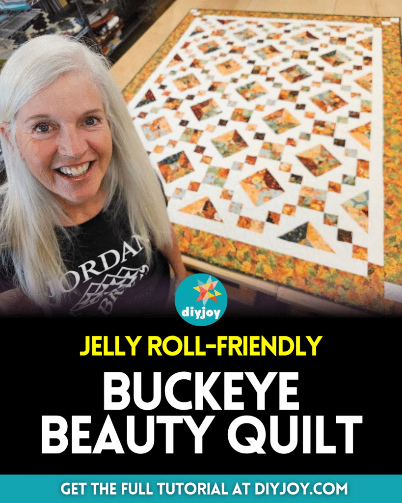 Easy Buckeye Beauty Quilt Tutorial - DIY Joy