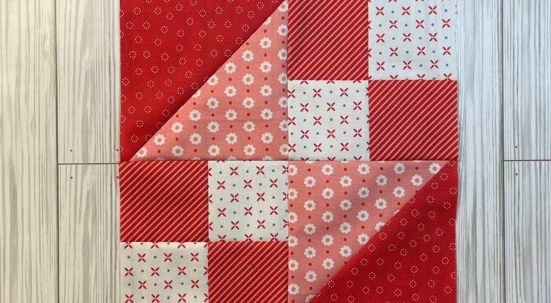 Easy Buckeye Beauty Variation Quilt Block 4141