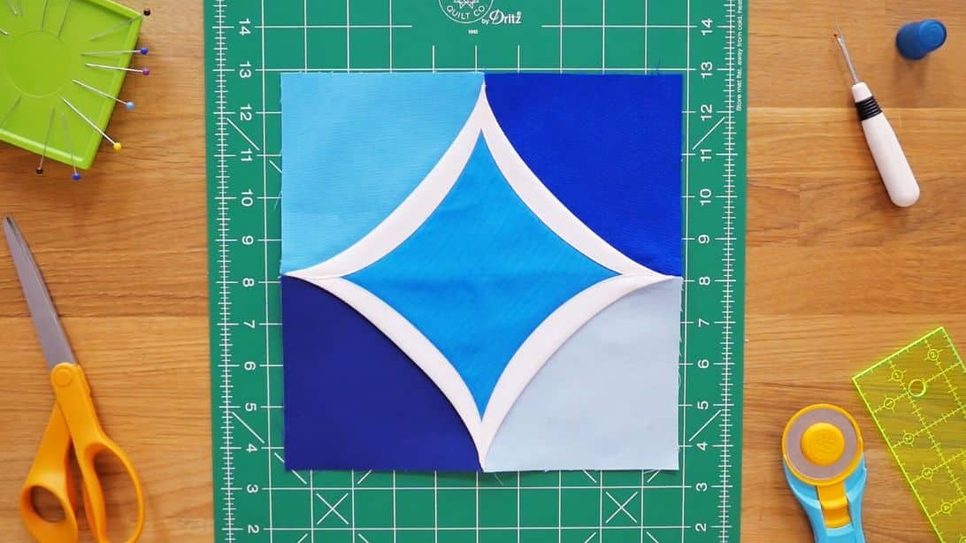 Easy Cathedral Window Block - DIY Joy