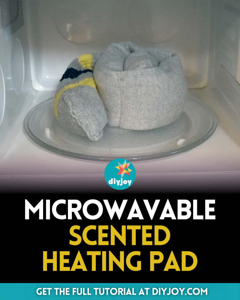 Easy DIY Microwavable Scented Heating Pad - DIY Joy