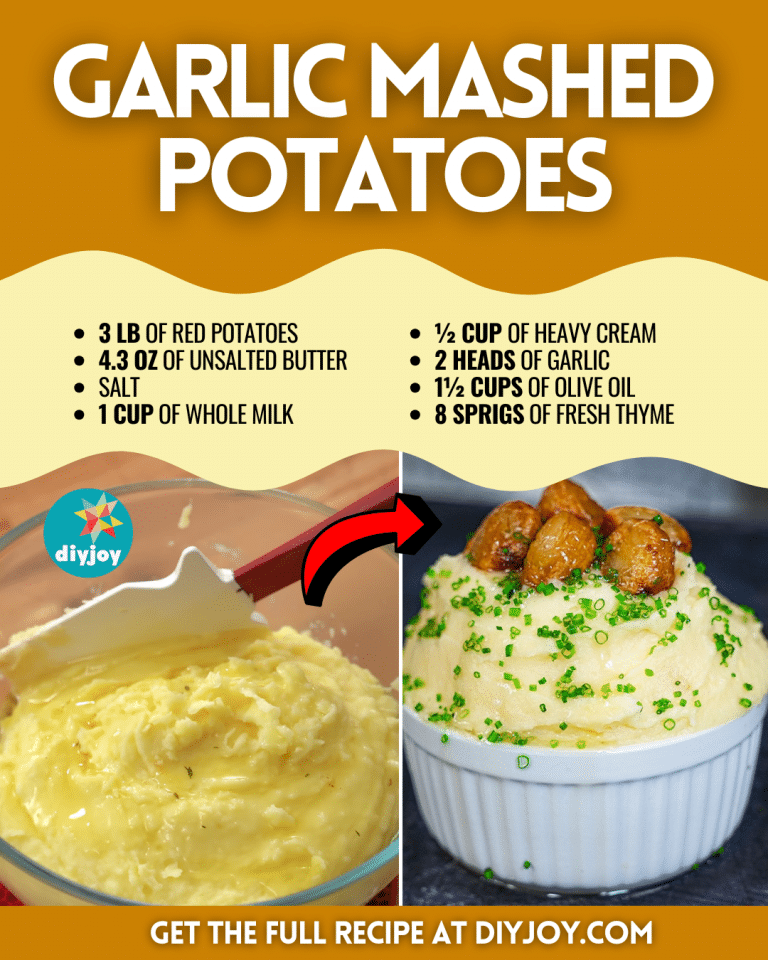 Easy Garlic Mashed Potatoes Recipe - DIY Joy