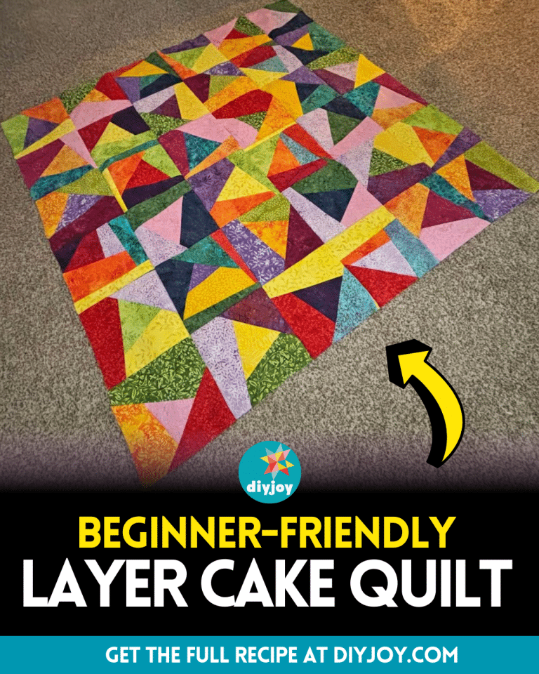 Easy Layer Cake Quilt for Beginners - DIY Joy