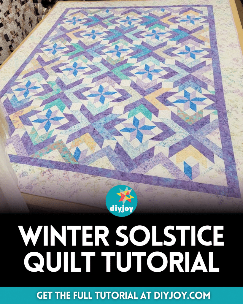 Easy Winter Solstice Quilt Tutorial - DIY Joy