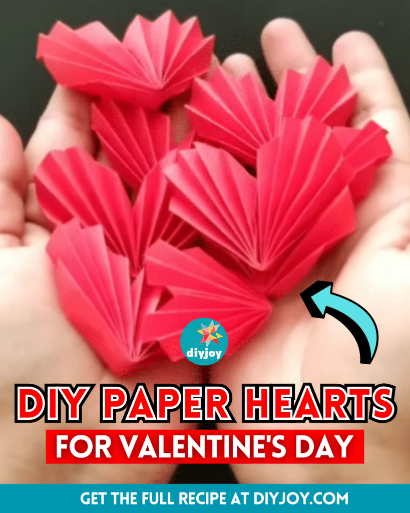 How to Make Paper Hearts for Valentine's Day - DIY Joy
