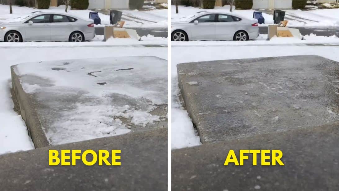 How to Melt Ice on Steps and Driveways Fast - DIY Joy
