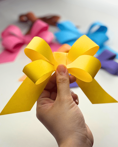 How to Make A Paper Bow | Step-by-Step Instructions - DIY Joy