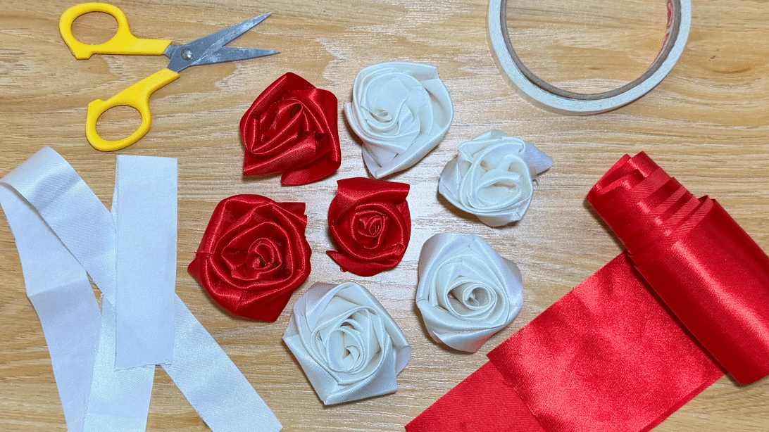 Easy 2-Minute DIY Ribbon Rose - DIY Joy
