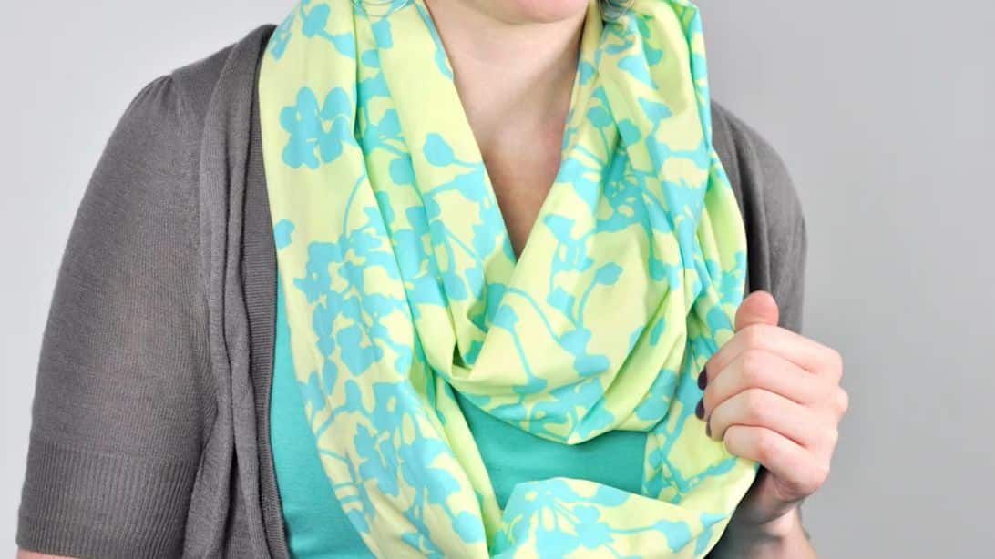How to Sew an Infinity Scarf - DIY Joy