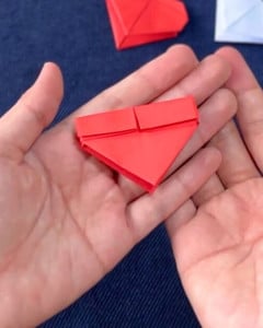 How to Make An Origami Heart Bookmark - DIY Joy