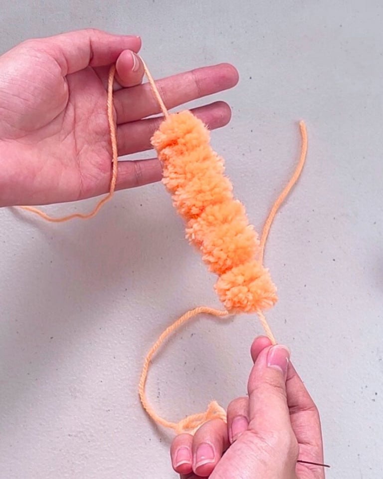 How to Make Pom Pom Flowers Using a Fork - DIY Joy