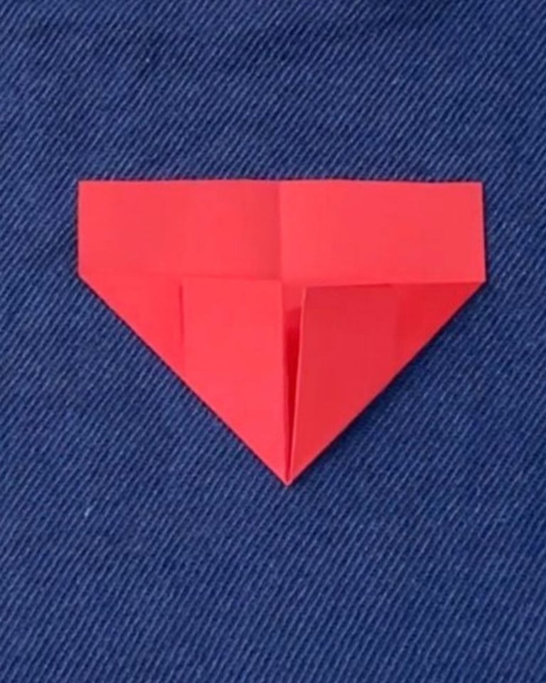 How to Make An Origami Heart Bookmark - DIY Joy