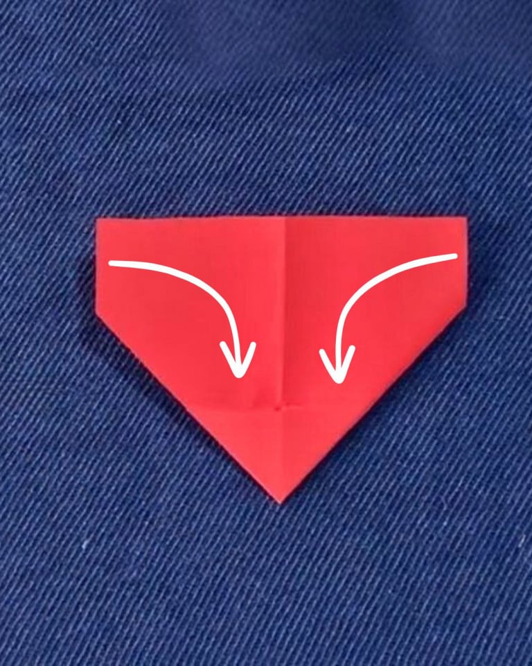 How to Make An Origami Heart Bookmark - DIY Joy
