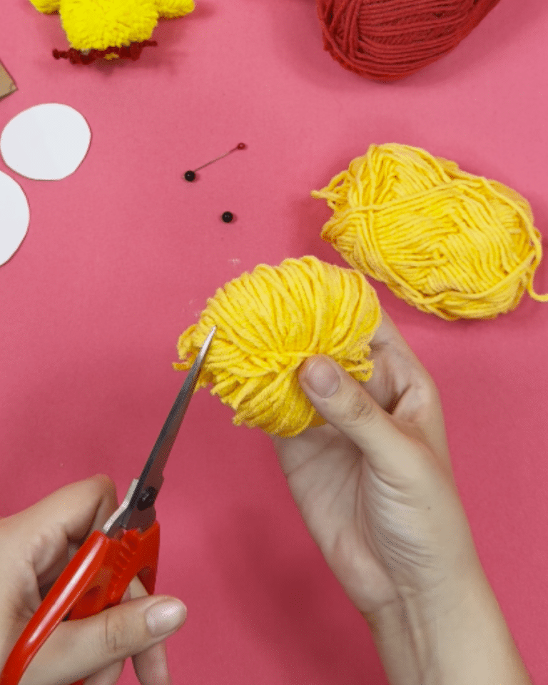 Easy DIY Yarn Chicks - DIY Joy