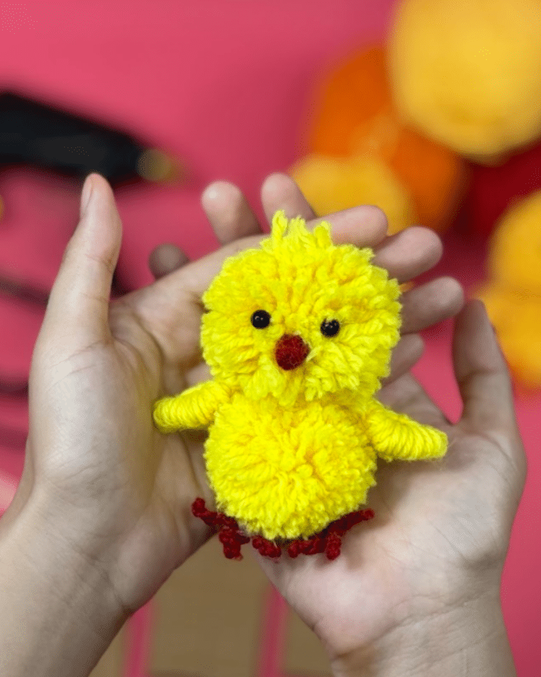 Easy DIY Yarn Chicks - DIY Joy