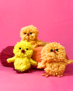 Easy DIY Yarn Chicks - DIY Joy