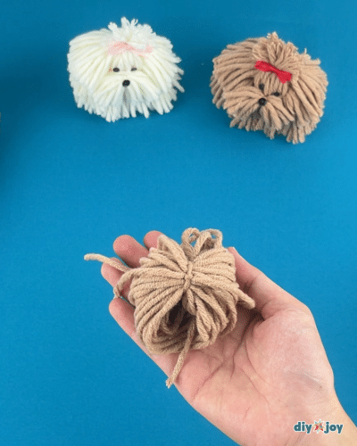 How to Make a Yarn Dog - DIY Joy