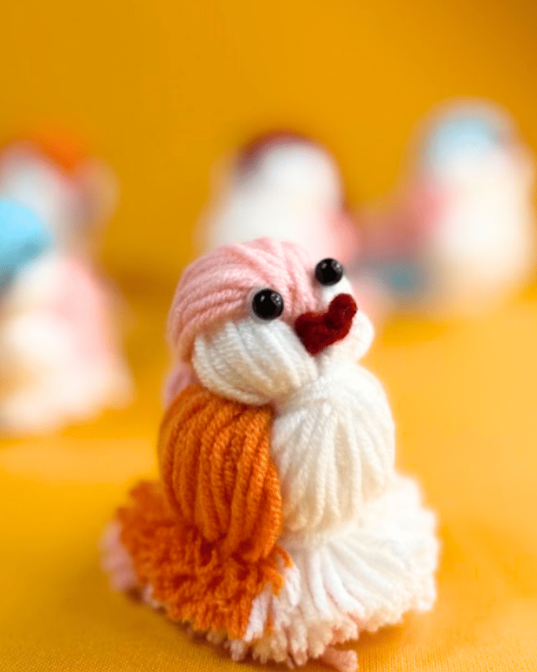 Easy DIY Yarn Birds - DIY Joy