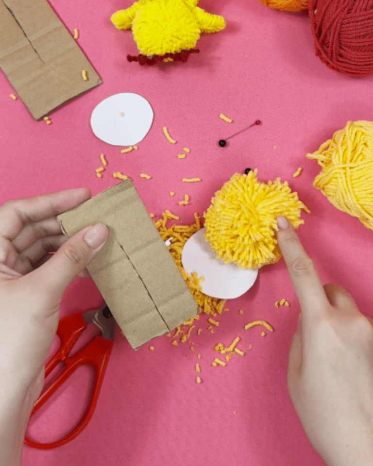 Easy DIY Yarn Chicks - DIY Joy