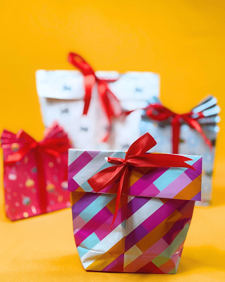 How to Make a Gift Bag from Wrapping Paper - DIY Joy