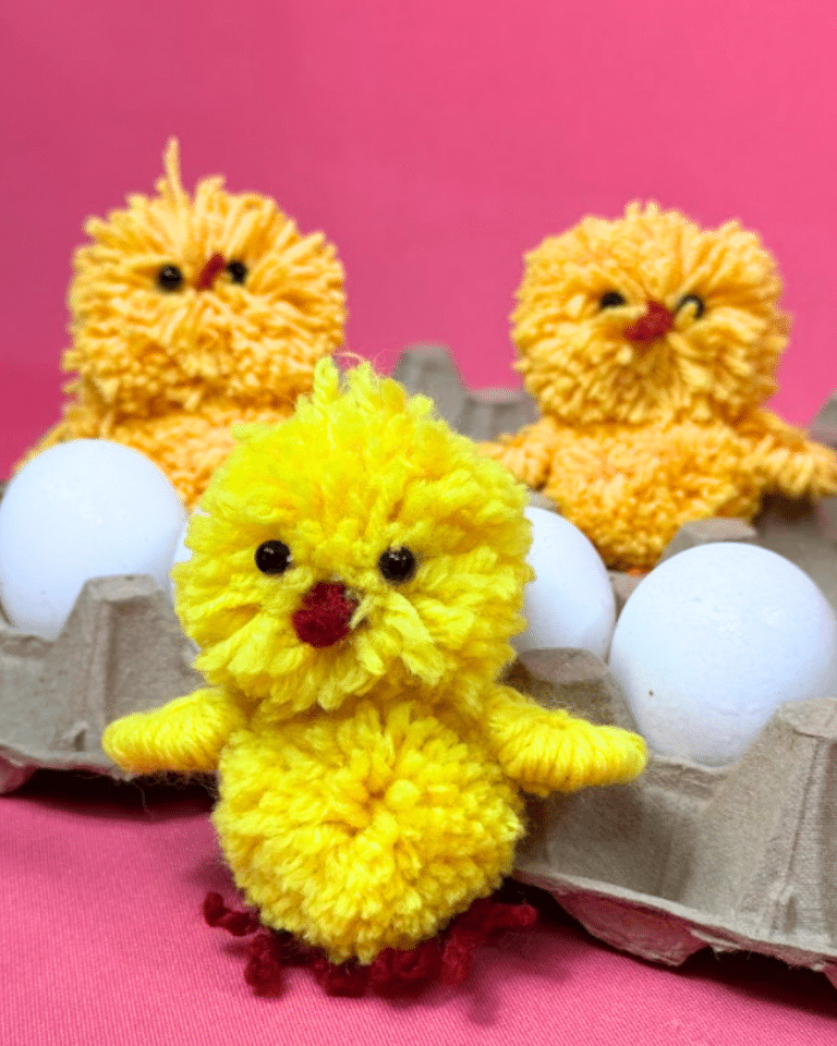 Easy DIY Yarn Chicks - DIY Joy