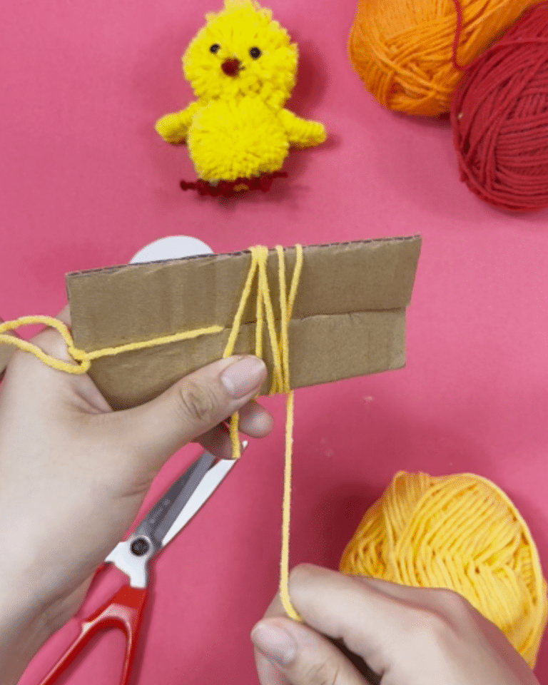 Easy DIY Yarn Chicks - DIY Joy