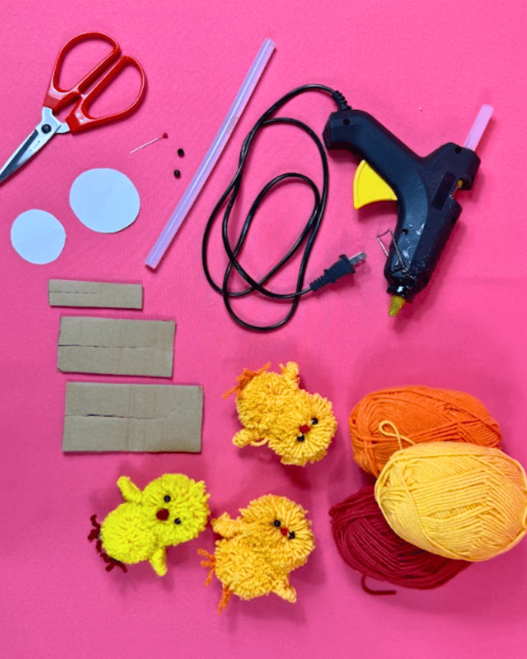 Easy DIY Yarn Chicks - DIY Joy