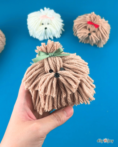 How to Make a Yarn Dog - DIY Joy