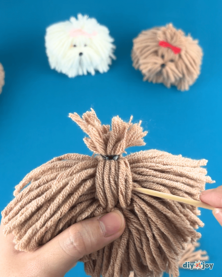 How to Make a Yarn Dog - DIY Joy