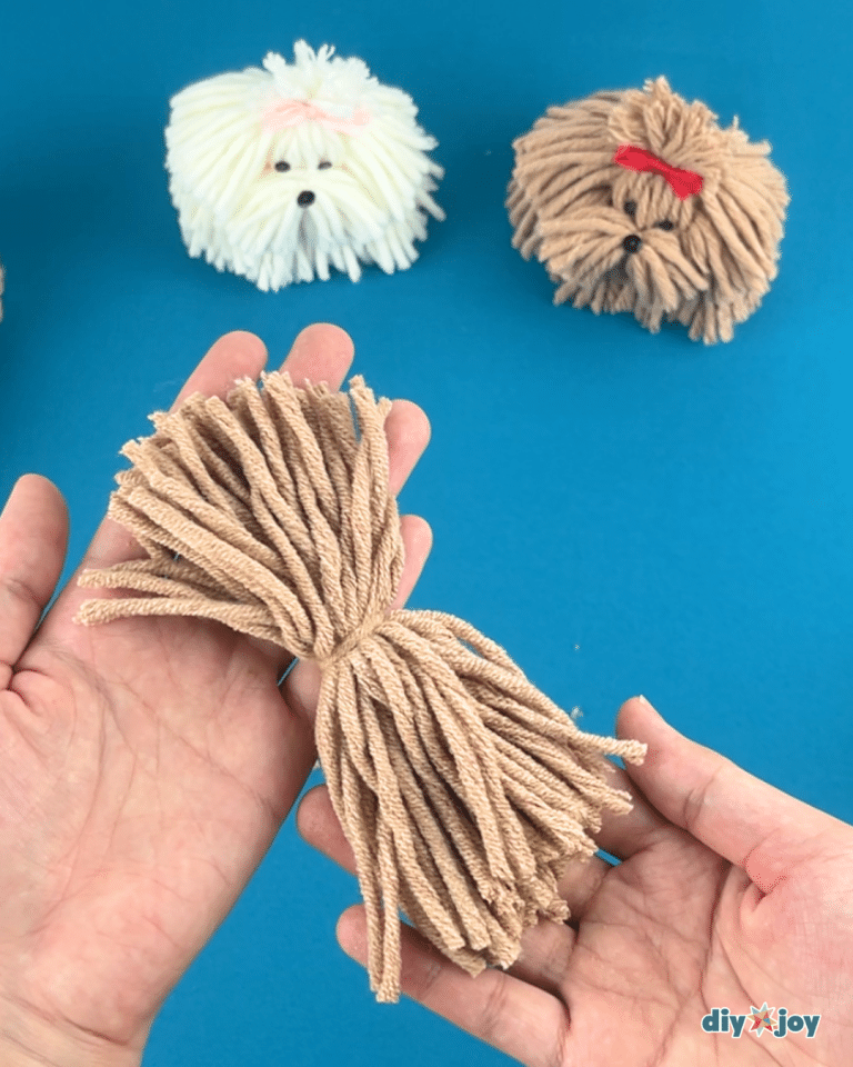 How to Make a Yarn Dog - DIY Joy