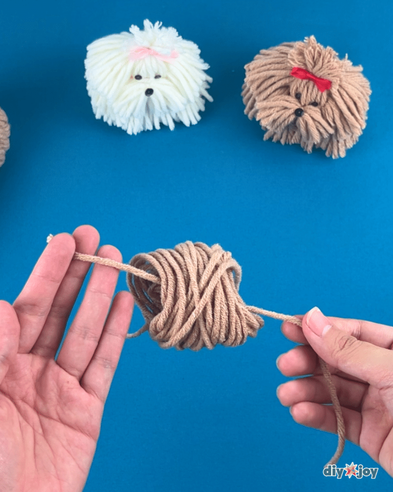 How to Make a Yarn Dog - DIY Joy