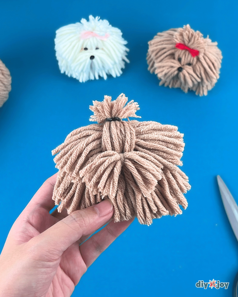 How to Make a Yarn Dog - DIY Joy