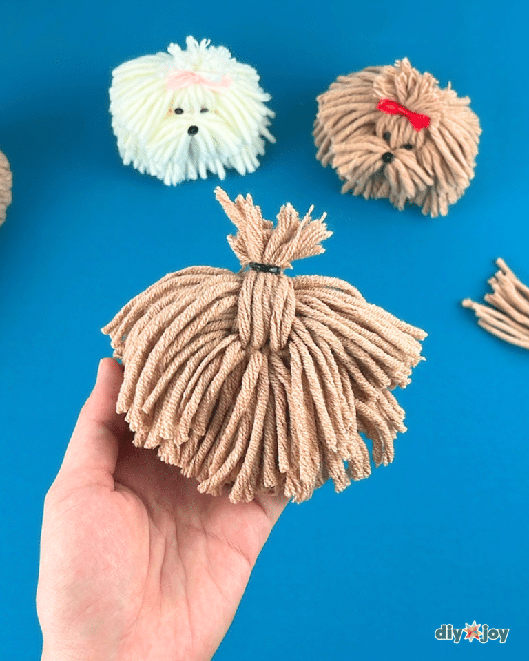 How to Make a Yarn Dog - DIY Joy